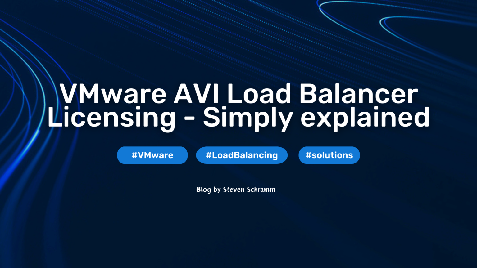 VMware AVI Load Balancer Licensing - Simply explained - evoila GmbH